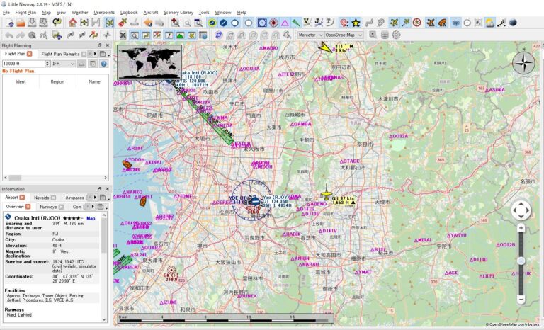 Little Navmapの紹介と使い方（基本編）:MSFS | Microsoft Flight Simulatorで世界一周